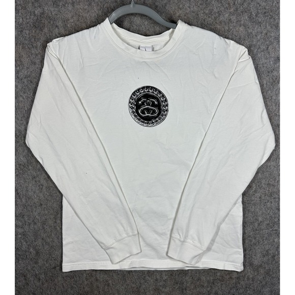 Nike | Shirts | Nike X Stussy Ss Link Logo Long Sleeve Shirt White S ...